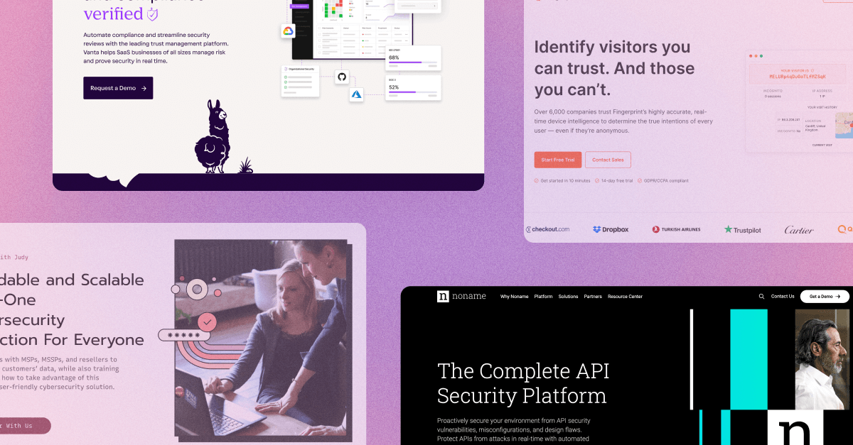 10 Cybersecurity Website Design and UX